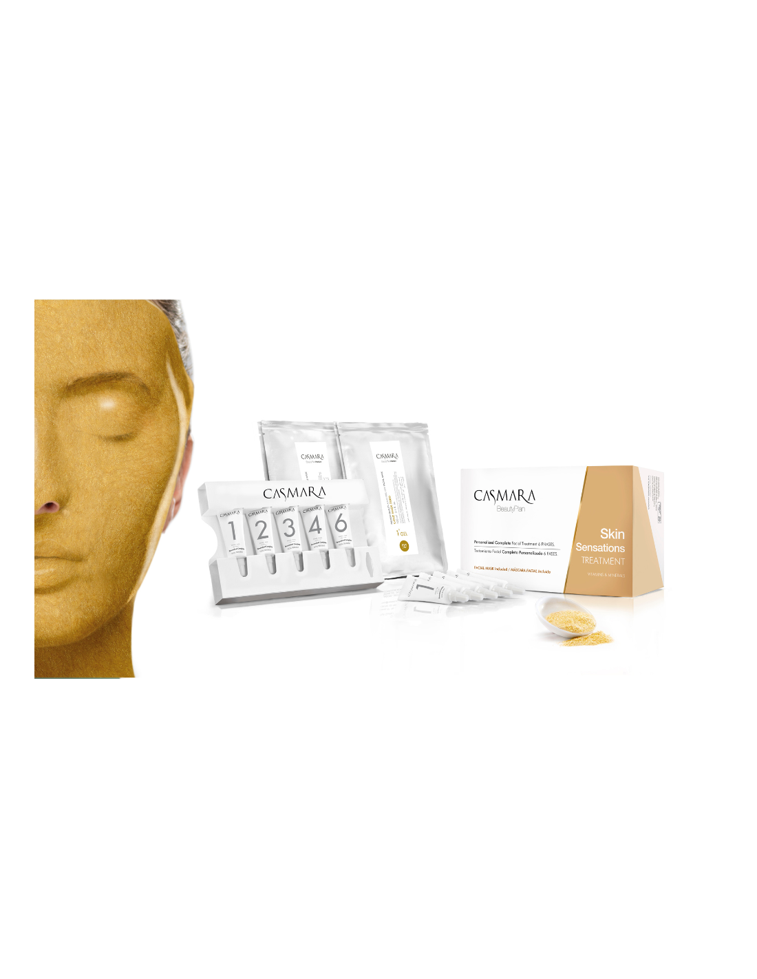 Traitement Skin Sensations Casmara – Or 24K & Masque Peel-Off