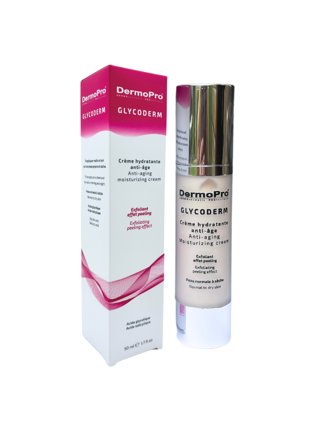 GlycoDerm émulsion hydratante anti-âge "effet peeling"
